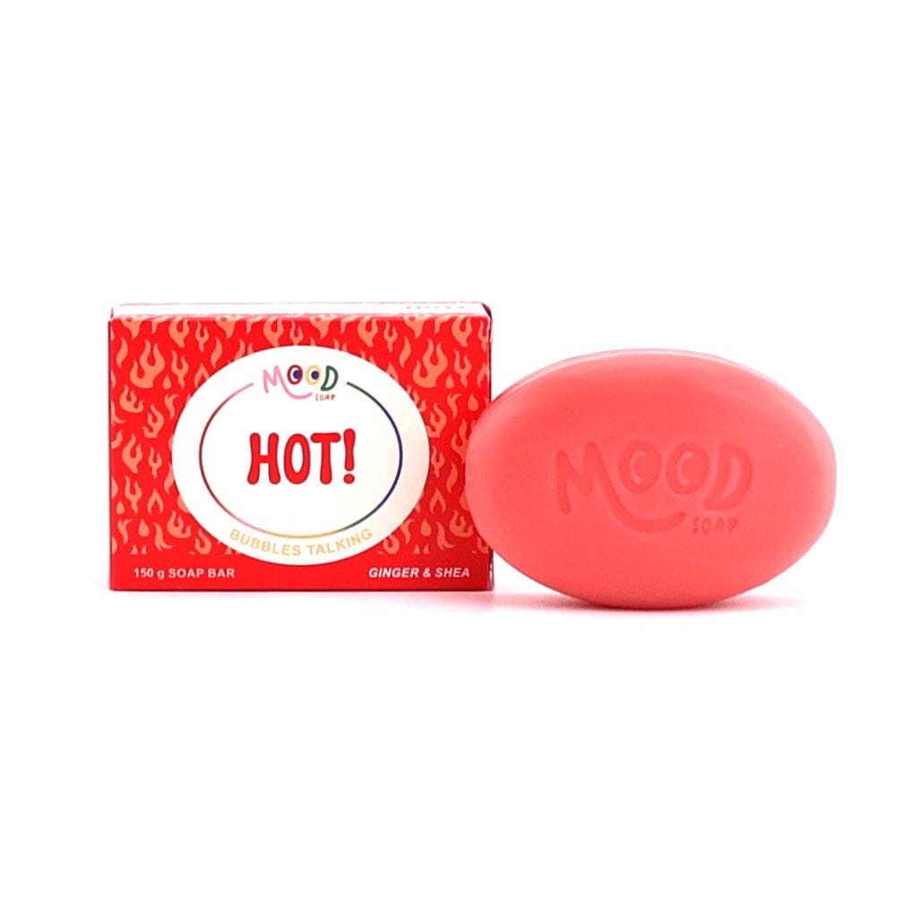MoodSoap sæbe - HOT! - Ingefær & Shea, 150g – Suztain A/S
