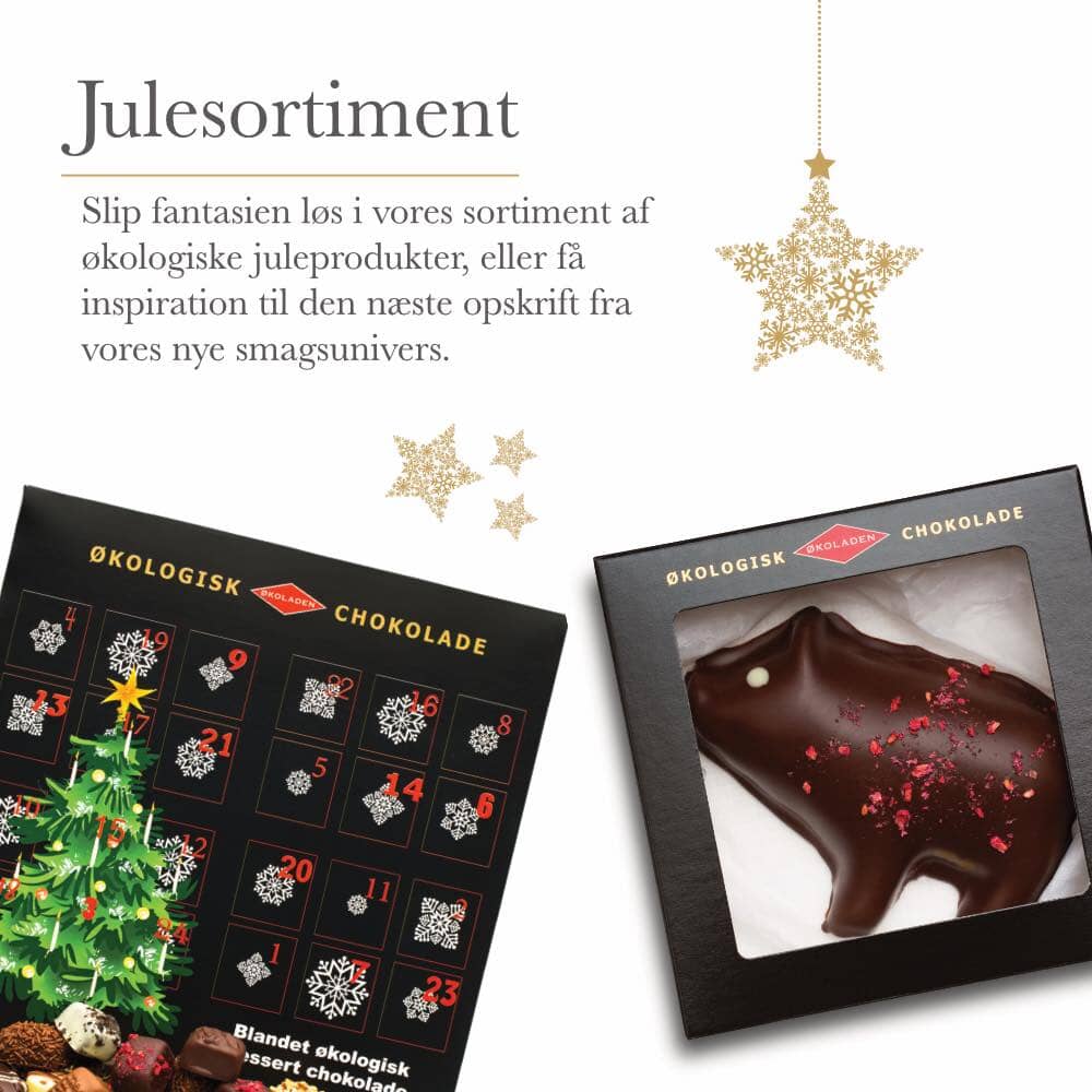 Økoladen Jule chokolade og Gaveposer – Suztain A/S