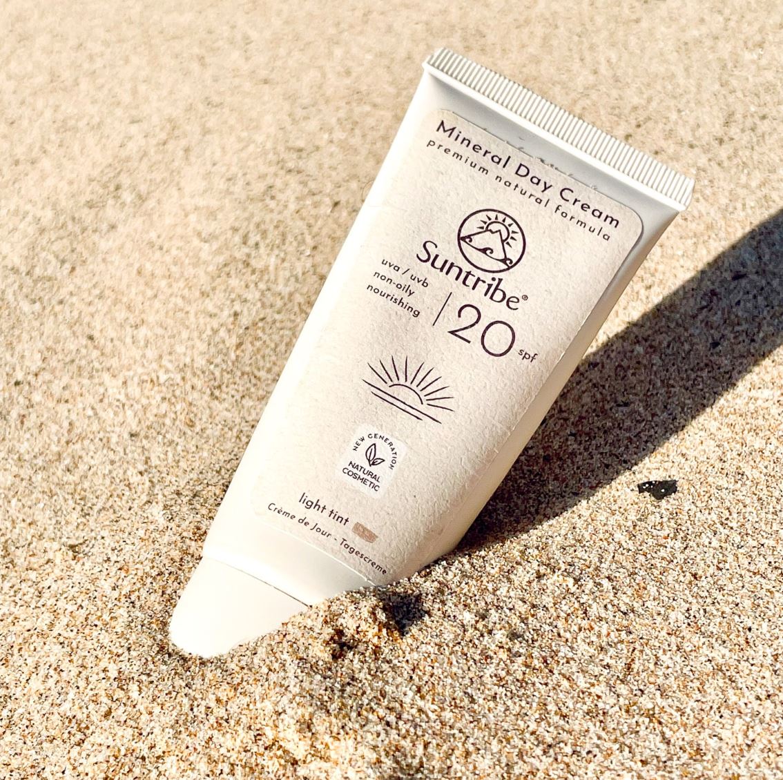 Ansigtscreme Med Solfaktor - SPF 20 - 40 ml – Suztain A/S